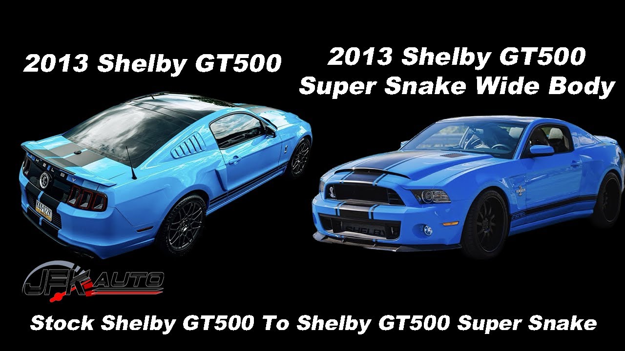 How Does a Stock Shelby GT500 Become a Shelby GT500 Super Snake? Learn ...