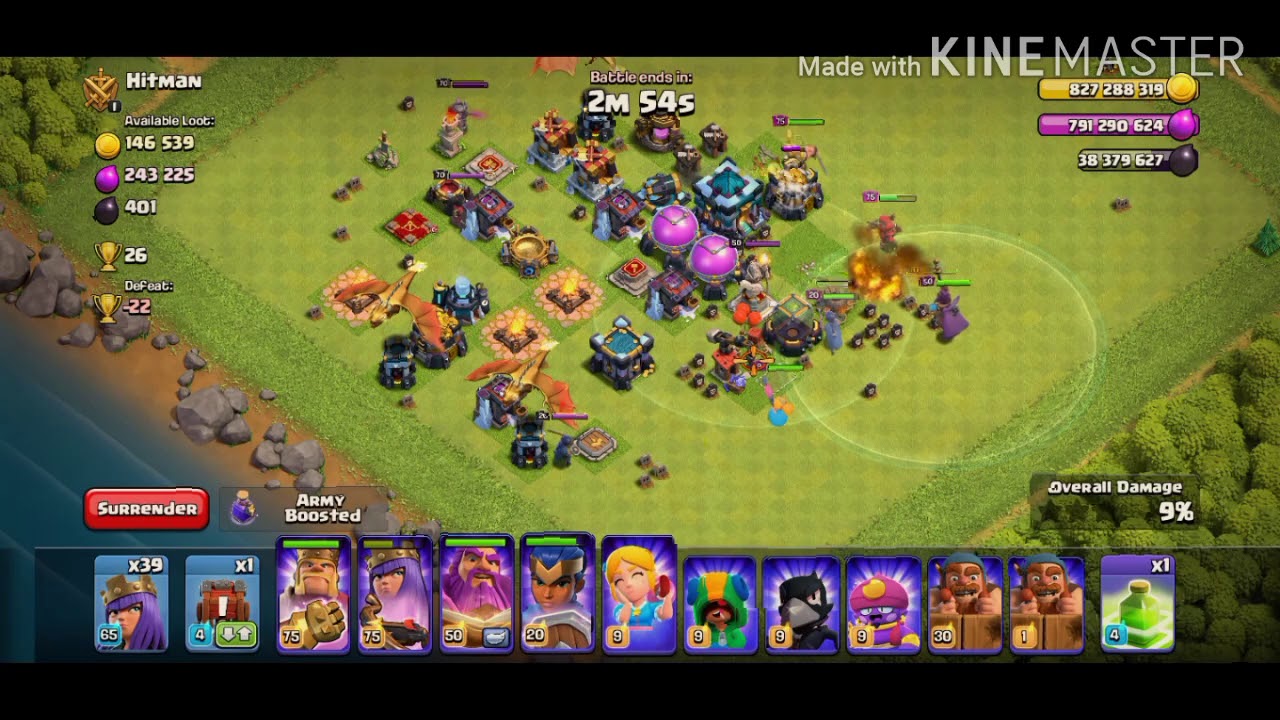 all coc heroes vs base/coc#9 gameplay/sharma gamer - YouTube