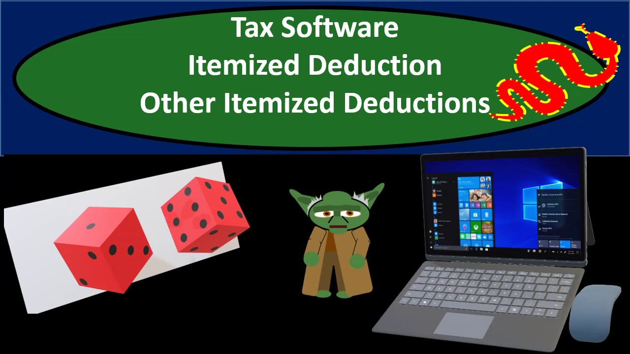 Tax Software Itemized Deduction Other Itemized Deduction 523 - YouTube