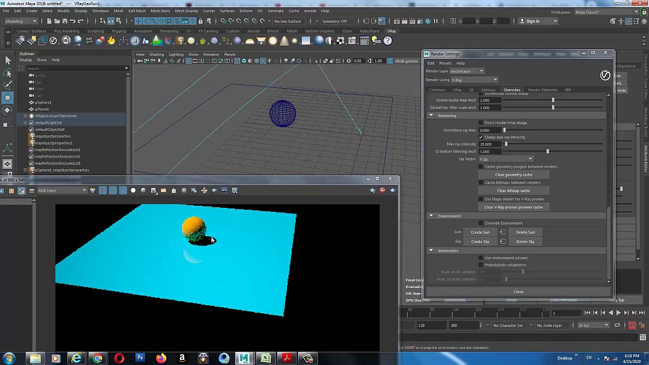 Maya Vray Part 5 - YouTube