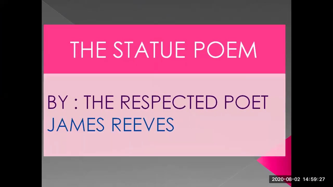 The Statue Poem - YouTube