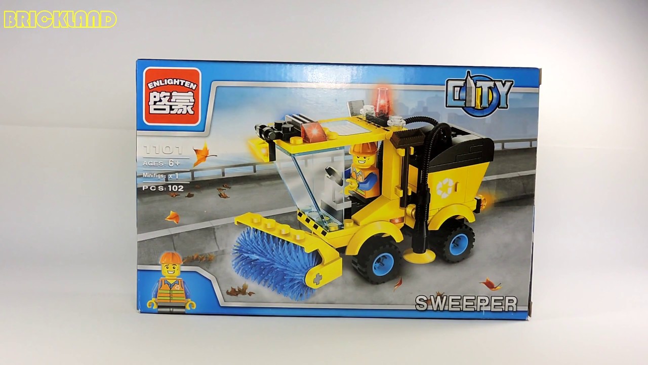 Распаковка BRICK 1101 ENLIGHTEN SWEEPER | БРИК 1101 - YouTube