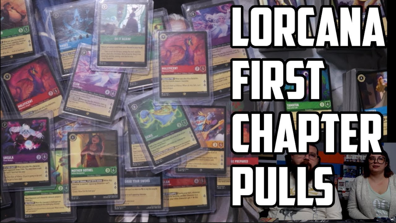 Disney Lorcana The First Chapter Unboxing TWO Booster Boxes Enchanted ...