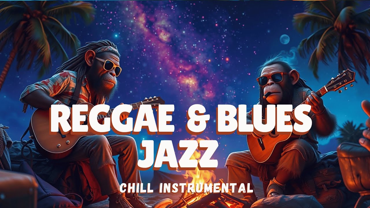 BLUES REGGAE - Soulful jazz fusion Instrumental Midnight Journey - YouTube