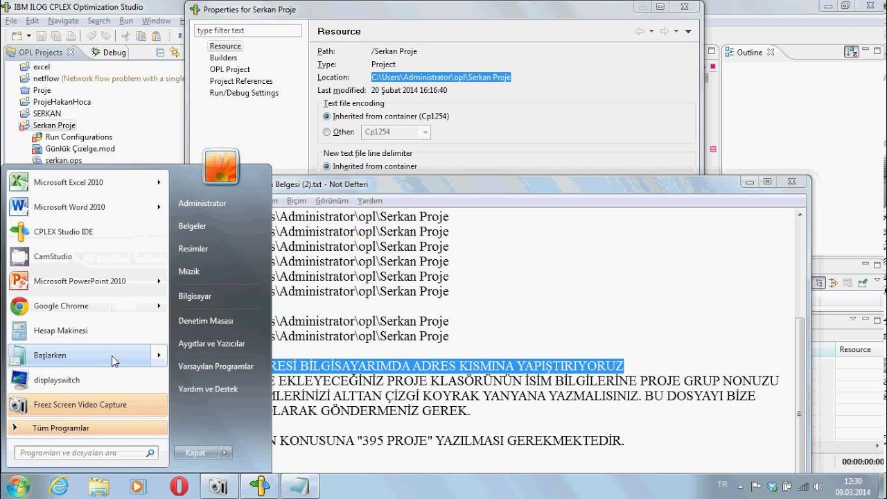 END 395 (Cplex Mail gönderimi) - YouTube