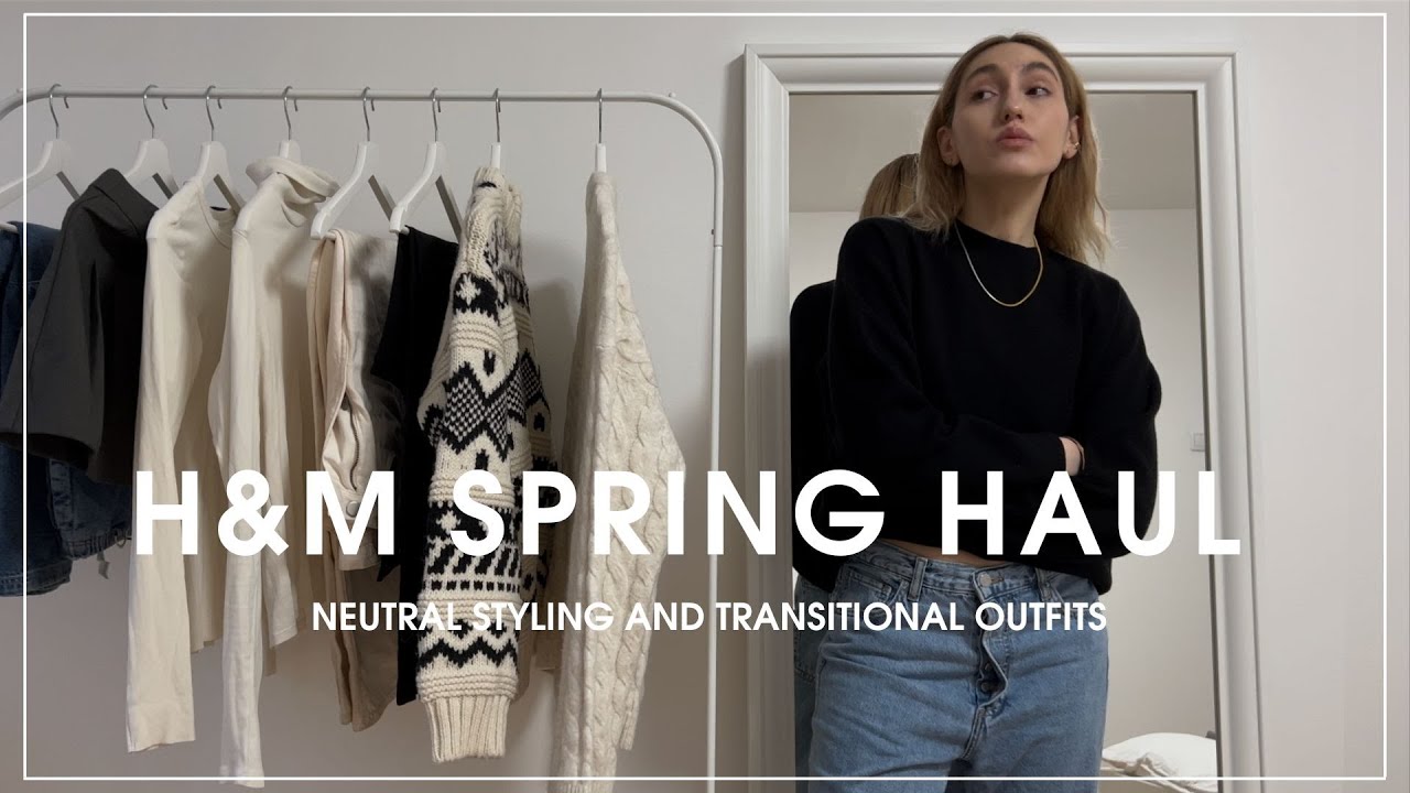 LOOK WHAT I’VE SNATCHED FROM H&M | EARLY SPRING HAUL | ANASTASIIACHER ...