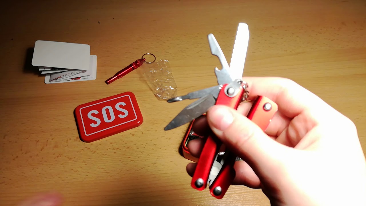 Mini SOS survival kit - YouTube