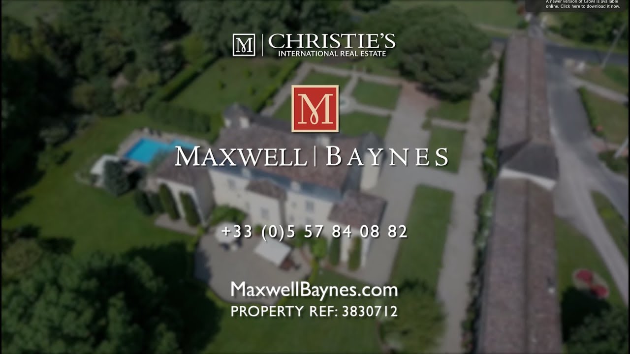 Luxury chateau for sale in private, secure setting. Maxwell-Baynes ...