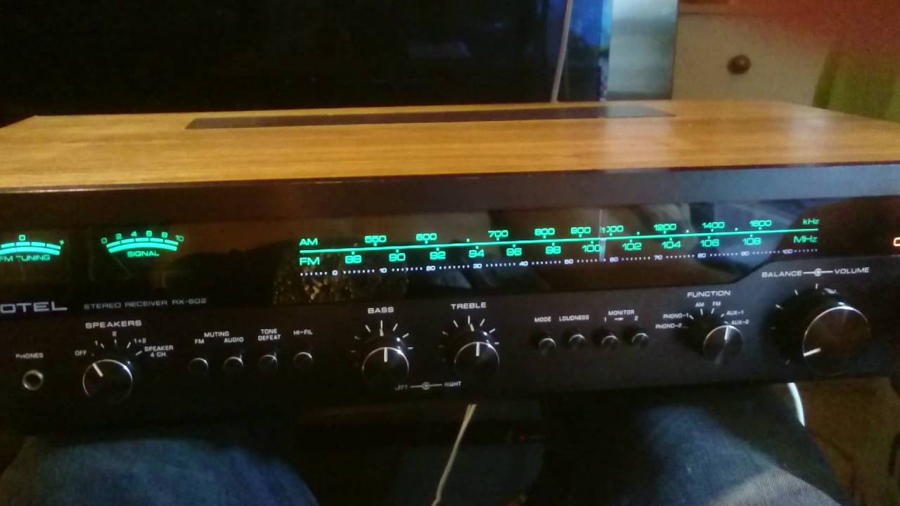 Rotel rx602 - YouTube