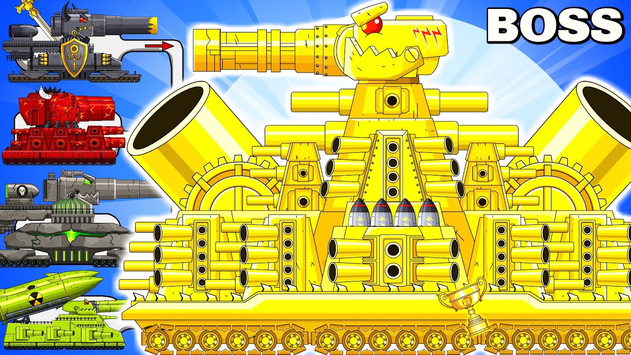 Are HYBRID KV99 Tanks REALLY The Most OVERPOWERED?- Cartoons about tank ...