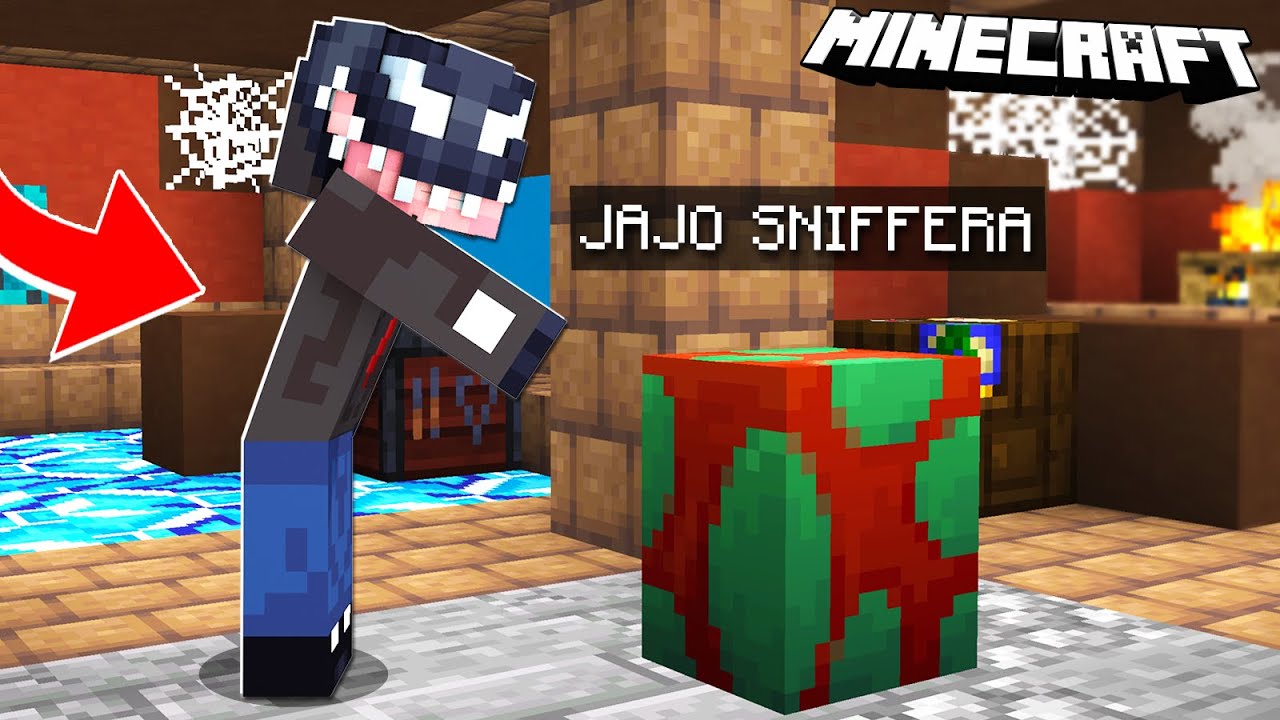 ZNALAZŁEM JAJO SNIFFERA W PODZIEMNEJ STAROŻYTNEJ WIOSCE W MINECRAFT 1. ...