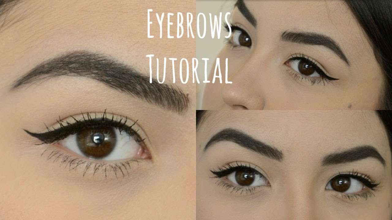 EYEBROW TUTORIAL - YouTube