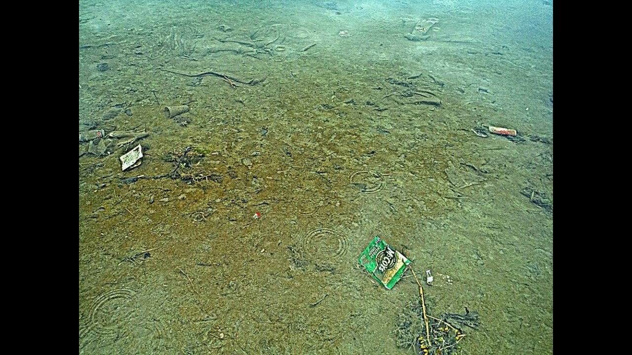 puddle of silt and mud. - YouTube