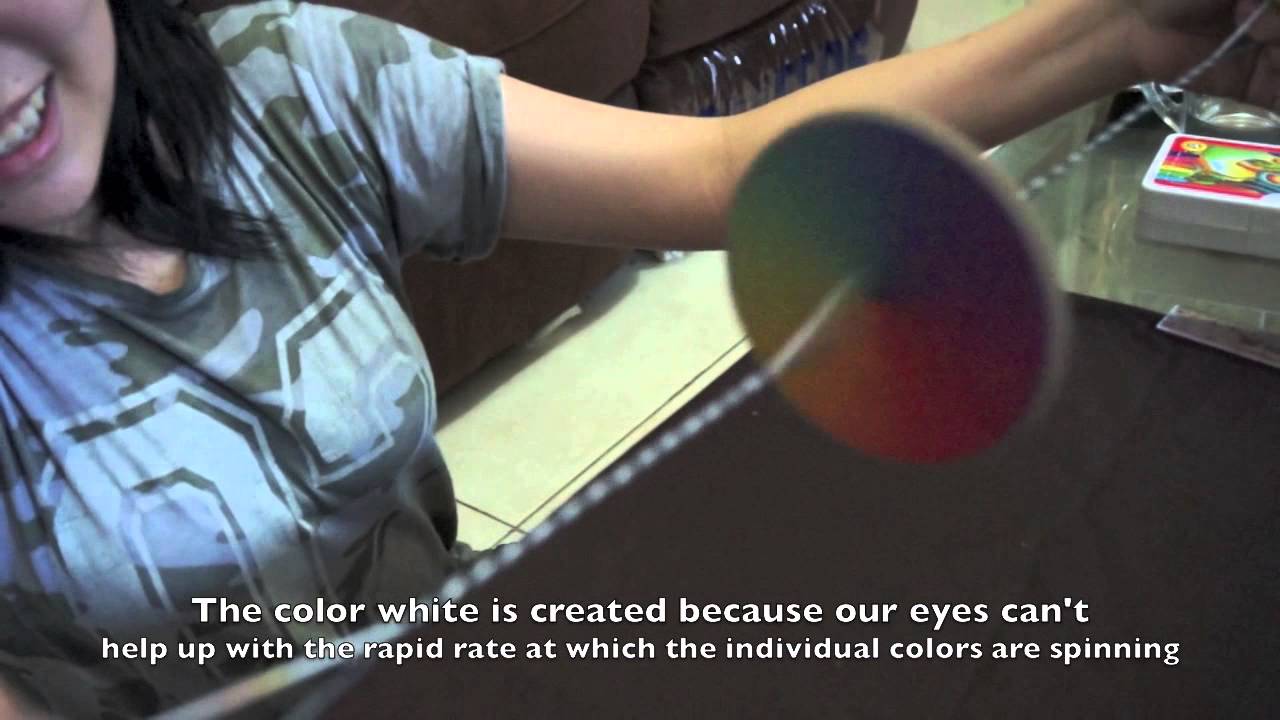 The Disappearing Color Wheel Experiment - YouTube