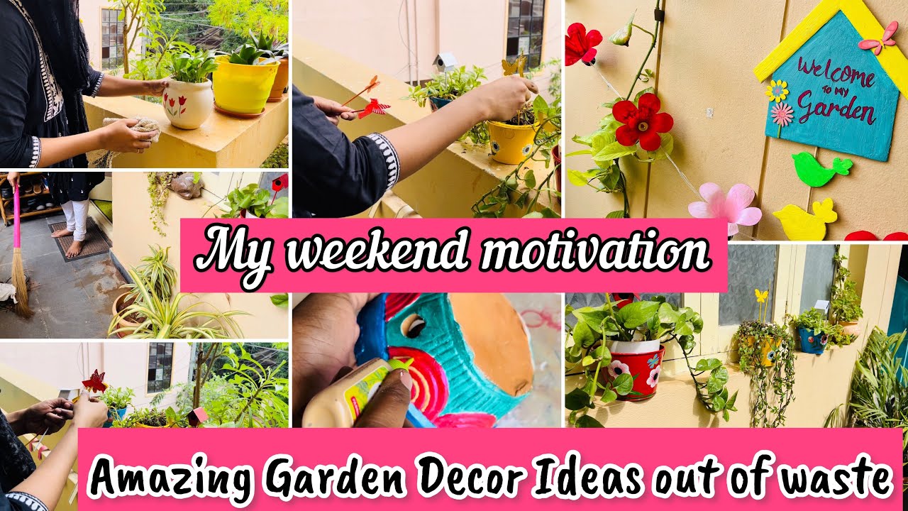 Balcony Decoration Ideas out of waste|DIY Balcony Makeover ideas 2023 ...