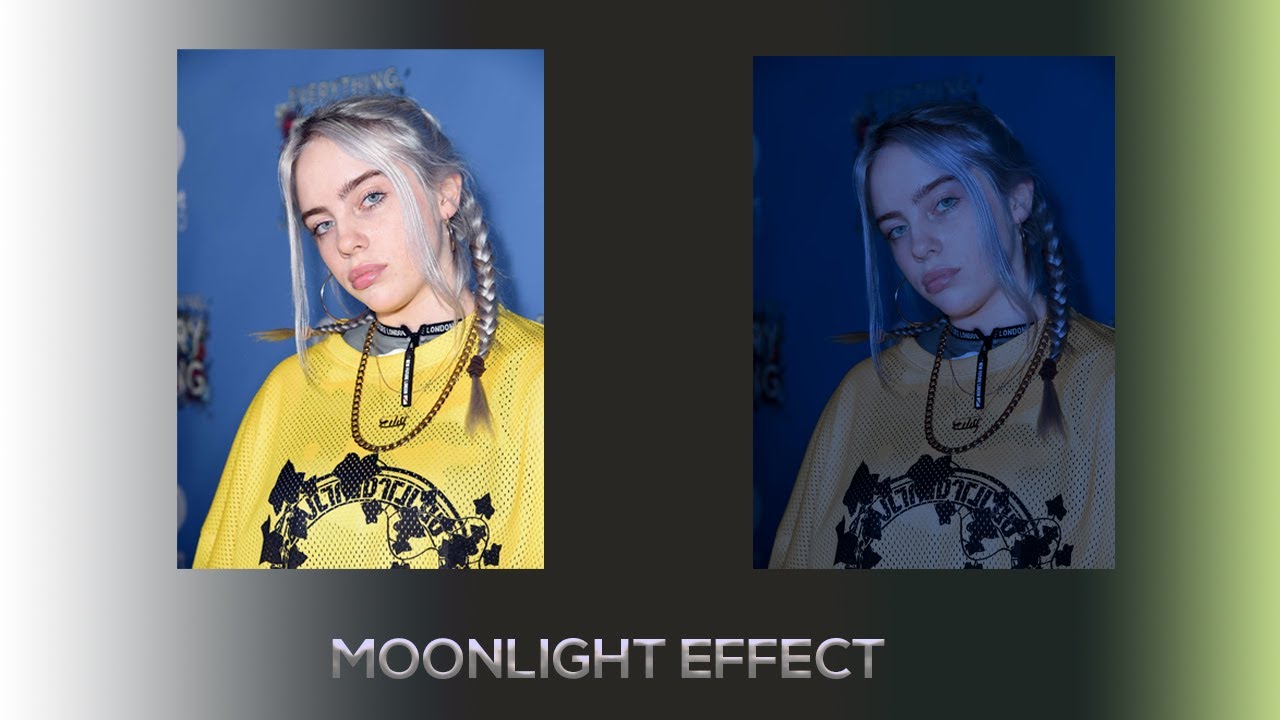 PHOTOSHOP - How to Make a MOONLIGHT Effect | Easiest Tutorial - YouTube
