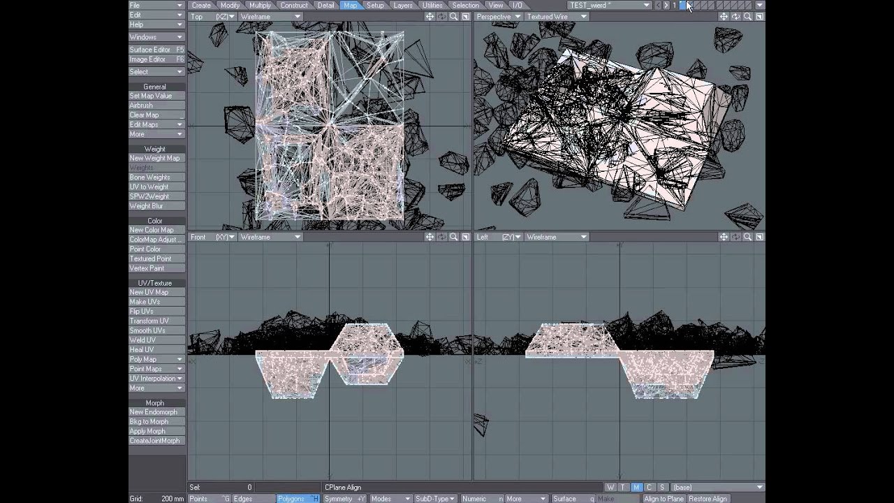 Finding and fixing floating polys with LW Bullet dynamics - YouTube