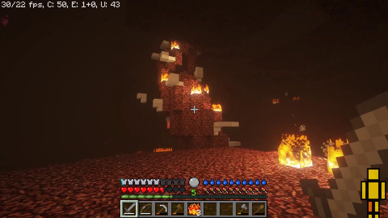 Rlcraft ep8 trying to find a nether fortress but gave up and went ...