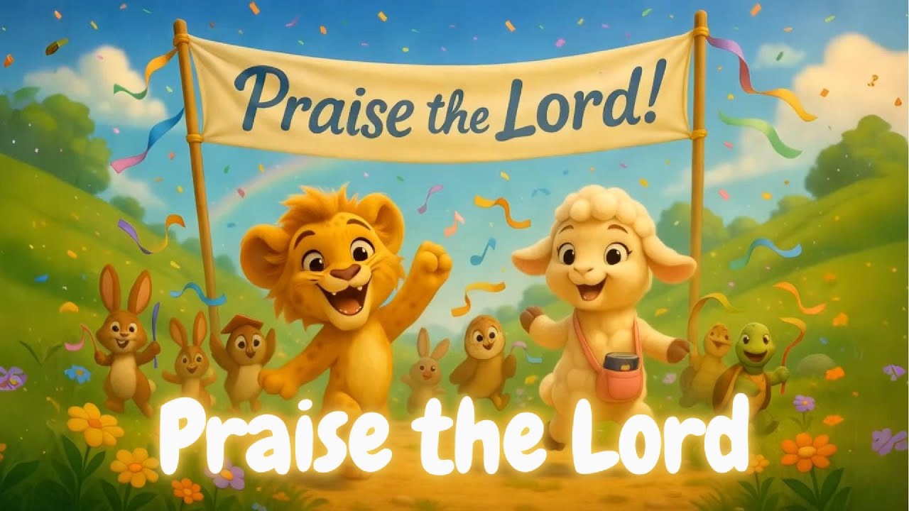 Praise the Lord | Kids Worship Song & Animated Sing-Along | Jump, Dance ...