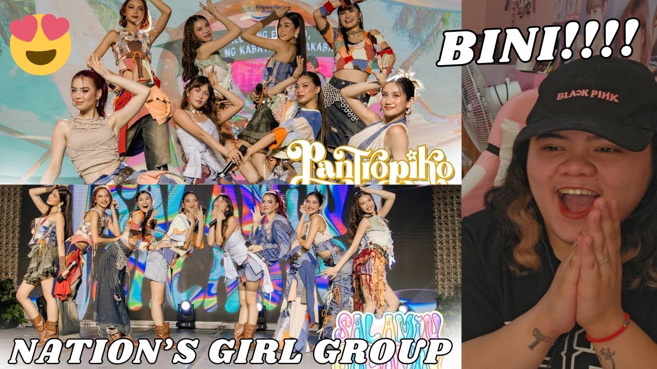 BINI "Salamin Salamin" & "Pantropiko" on FFM2024 Performance Fancam ...