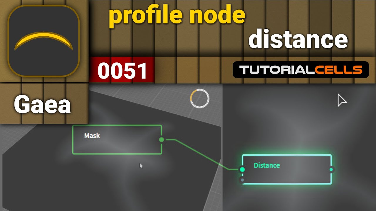 0051. profile node ( distance node ) in Gaea - YouTube