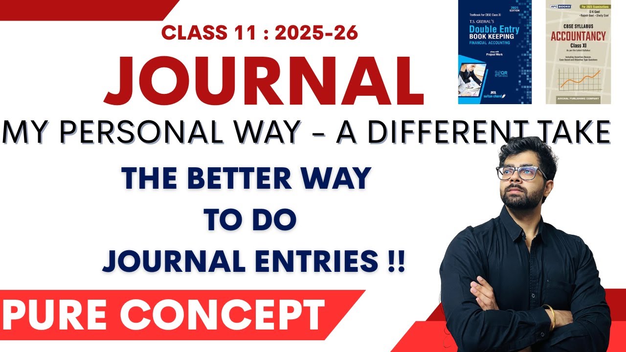 Pure Concept | Journal Entries | With Examples | Class 11 Chapter 8 ...
