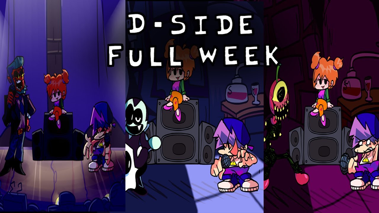 Friday Night Funkin' D-SIDE FNFMOD FULL WEEKS (Friday Night Funkin ...