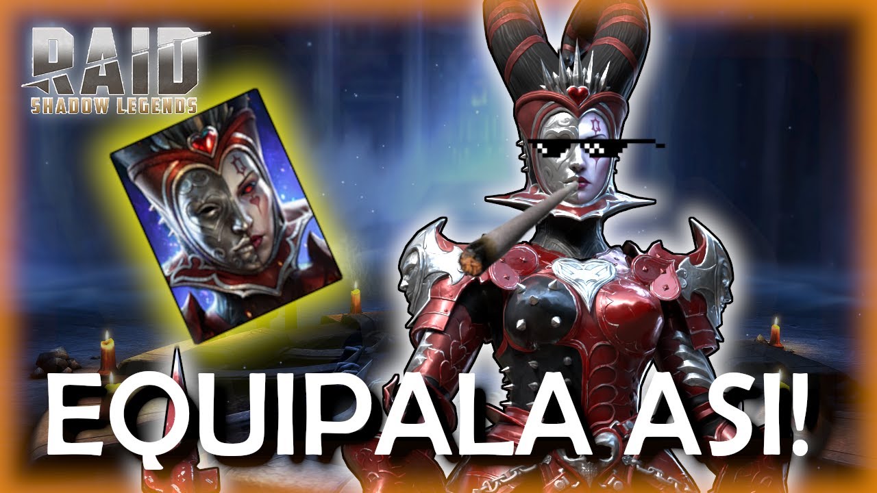 GUIA DE REINA DE CORAZONES!! QUE CAMPEONA!!! | RAID SHADOW LEGENDS ...