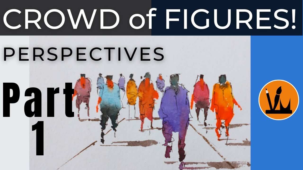 Perspective of GROUP of FIGURES - Part 1 | Understand the basics - YouTube