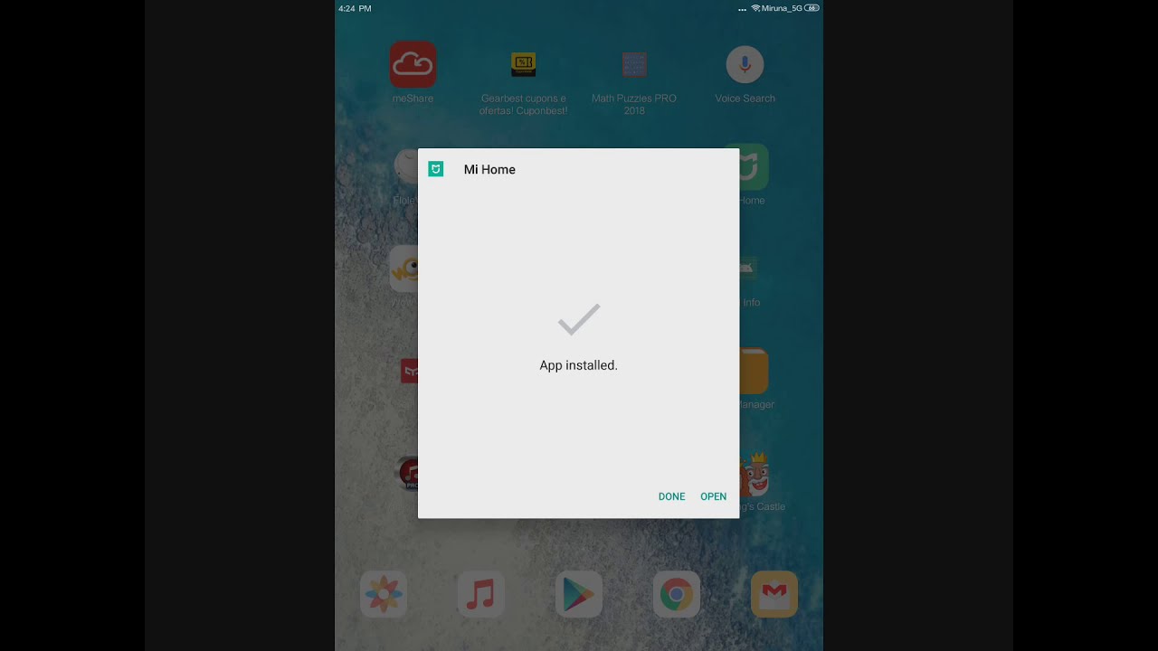 Xiaomi Mi Home Android application latest version v5.5.15 on Xiaomi Mi ...