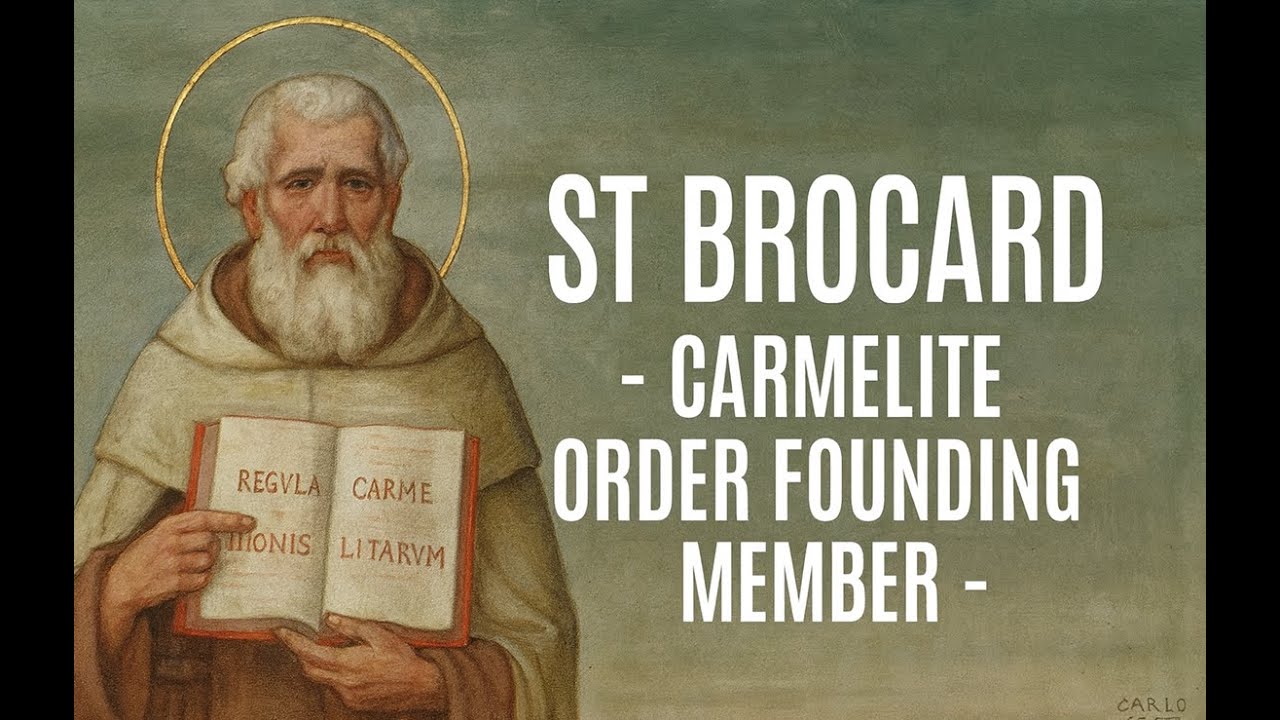St. Brocard (2 September): Have a Carmelite Attitude - YouTube