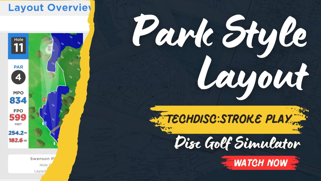 Tech Disc Stroke Play: Park Style - YouTube