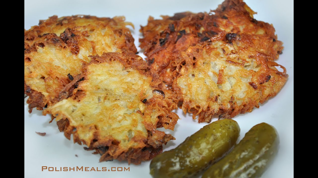 Polish Food - Traditional Potato Pancakes (thick grate) - Polish ...