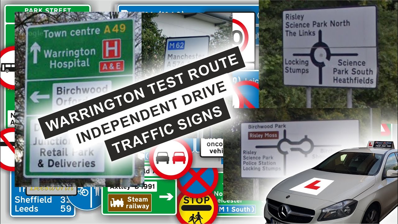 UK Driving Test Route 2021 l Independent Route l Traffic Signs l ...
