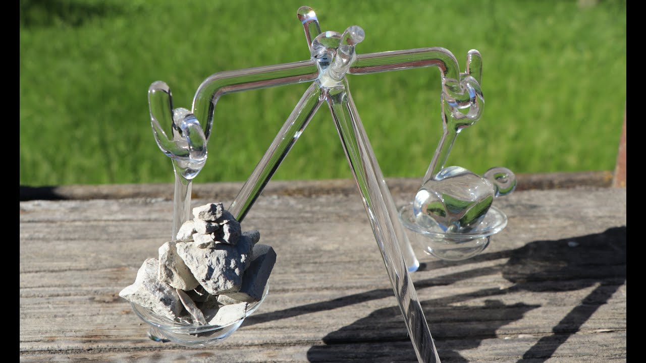 Glass Scale - Handmade (will it work?) - YouTube