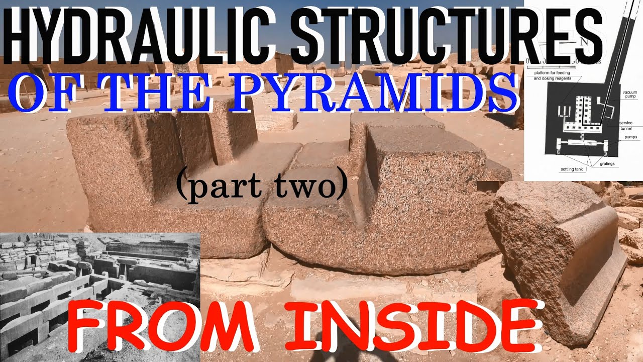 Hydraulic structures of the pyramids from inside (part two). - YouTube