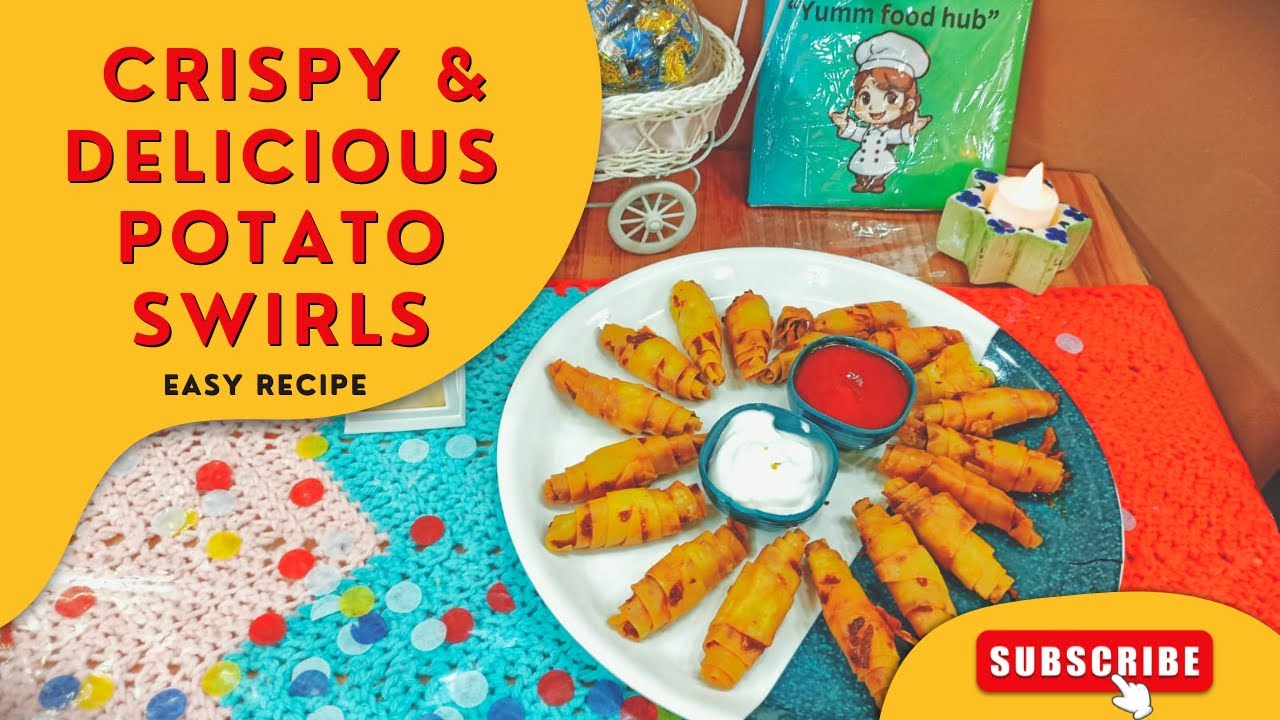 🔥 Crispy & Delicious Potato Swirls | Easy Snack Recipe You Can’t Resist ...