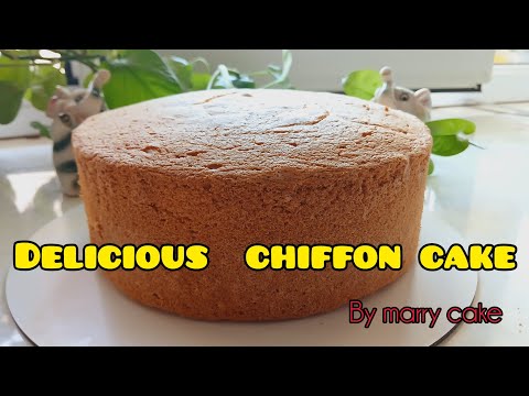 Classic Chiffon Cake – Light & Fluffy! | Mary Cak