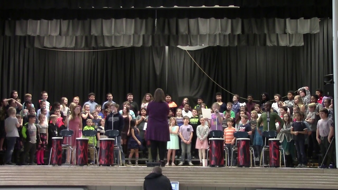 Spring Music Program - Grades 3 - 5 - February 13, 2019 - YouTube