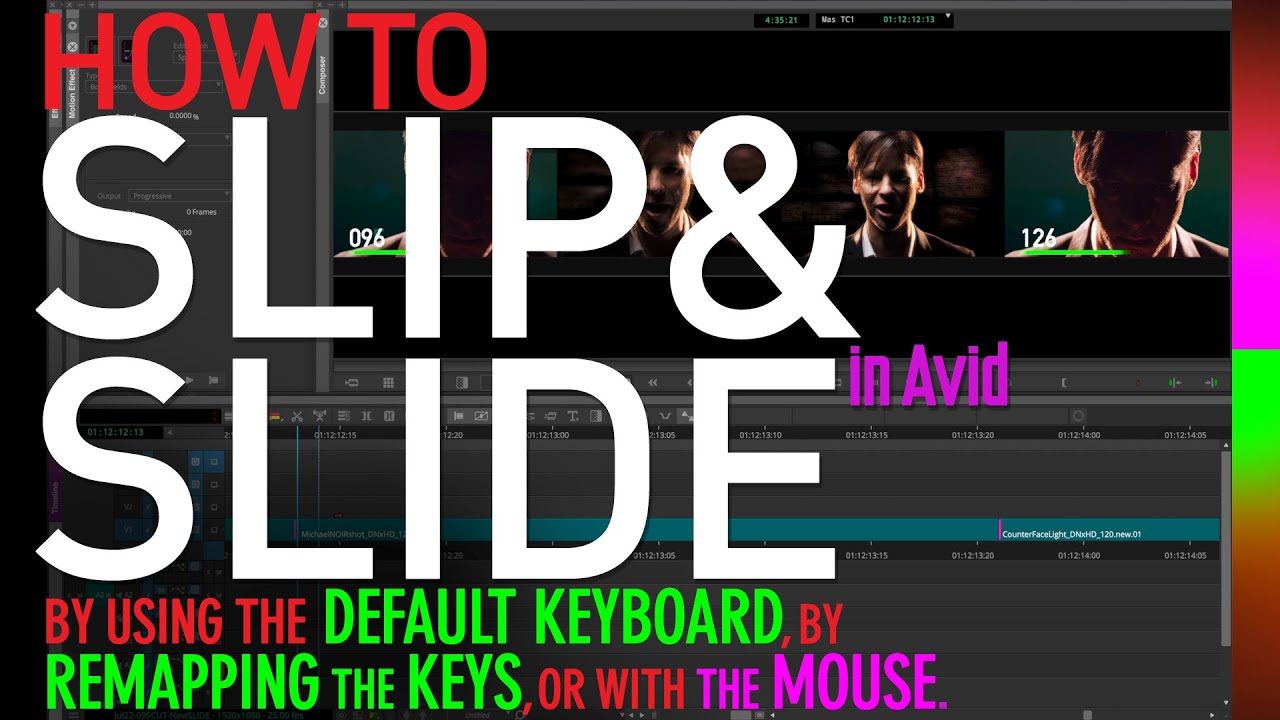 How to SLIP & SLIDE in Avid - Everything - YouTube
