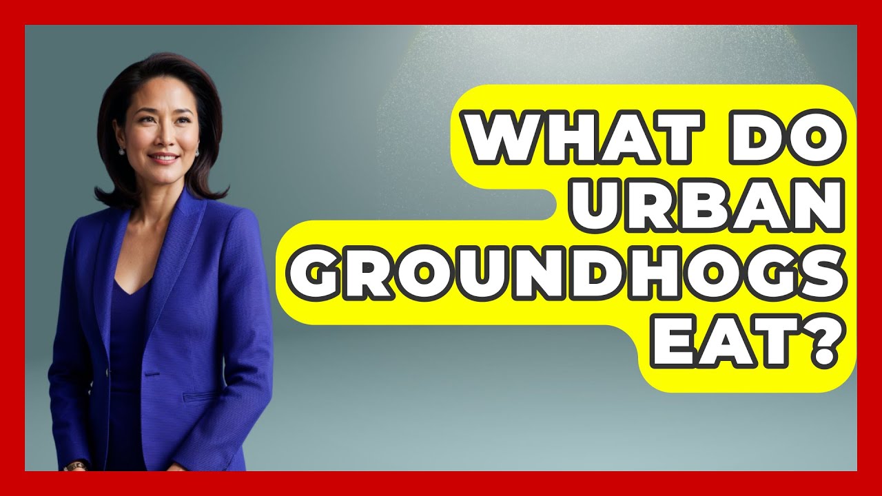 What Do Urban Groundhogs Eat? - The Wild Life Explorer - YouTube
