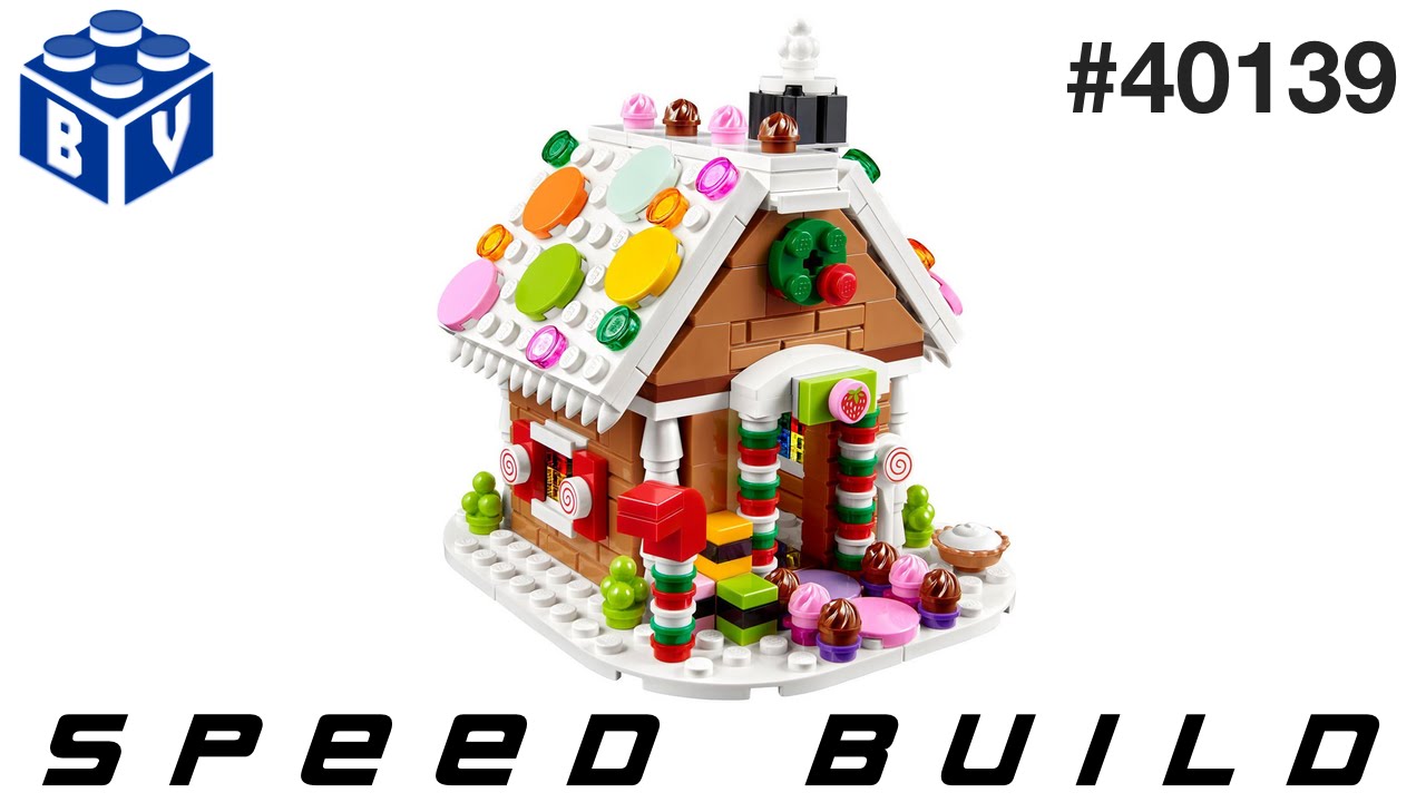 LEGO #40139 Gingerbread House Speed Build - YouTube