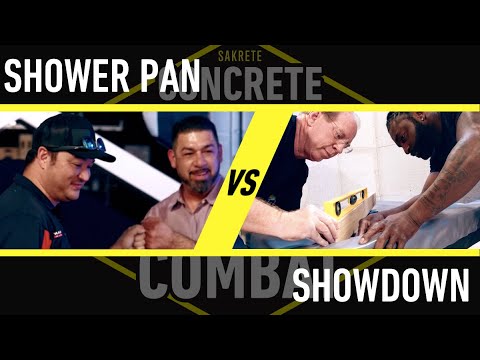 Concrete Combat | Episode 5: Shower Pan Showdown - YouTube