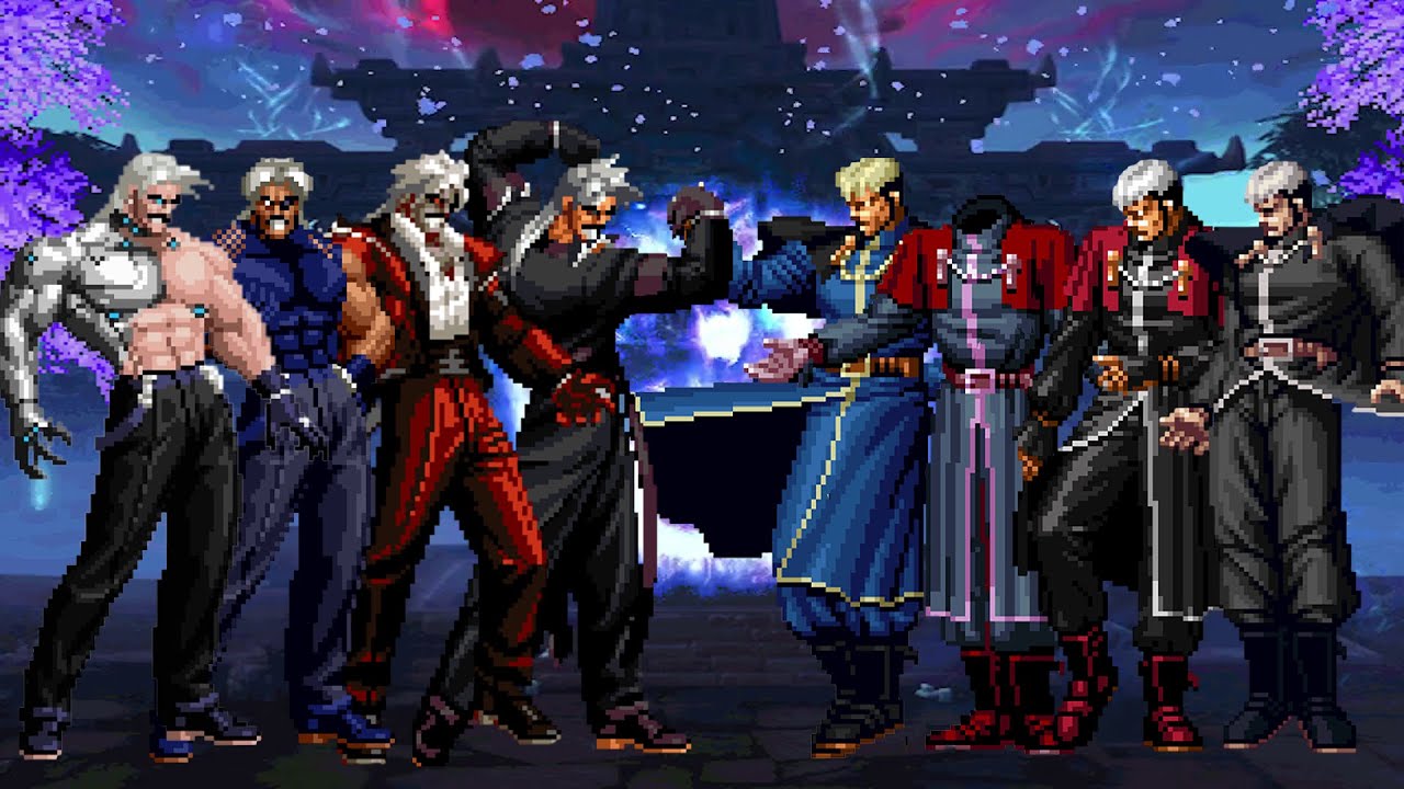 [KOF Mugen] Rugal Bernstein Team vs Goenitz Team - YouTube