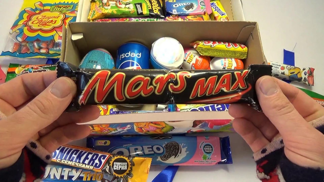 Lot's Of Candies Unboxing Box full of Sweets - YouTube