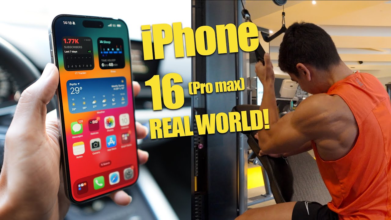 iPhone 16 Pro Max Day in the Life! Back and Shoulders Edition! - YouTube