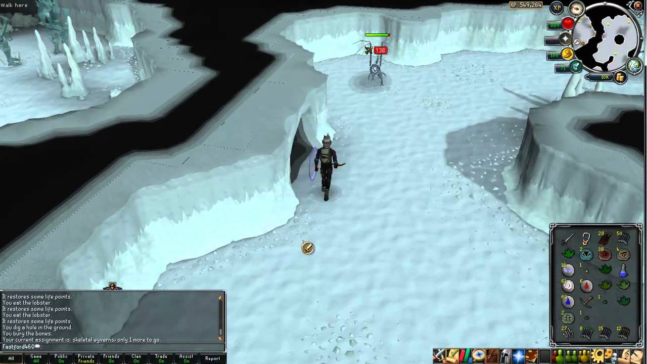 Runescape Skeletal Wyverns Slayer Task - YouTube