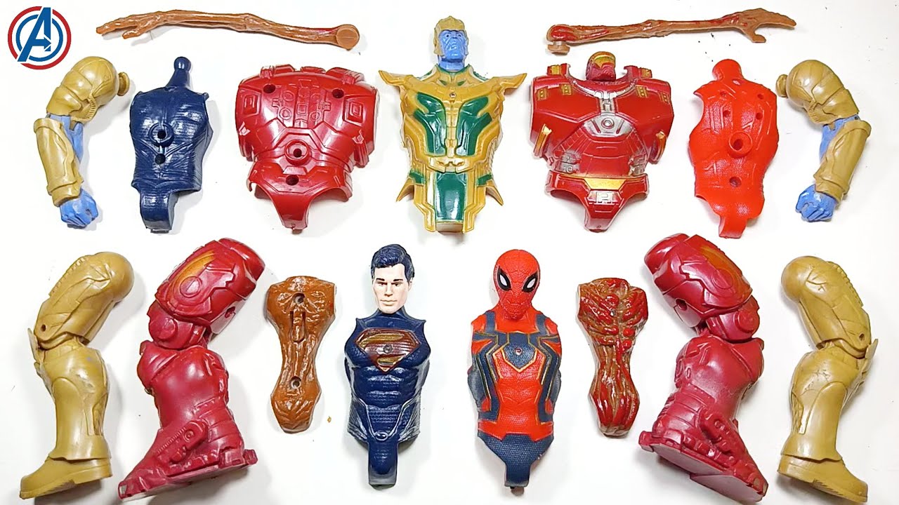 MARVEL'S SPIDEY & HULK BUSTER VS SUPERMAN, SPIDERMAN VS HULKBUSTER VS ...