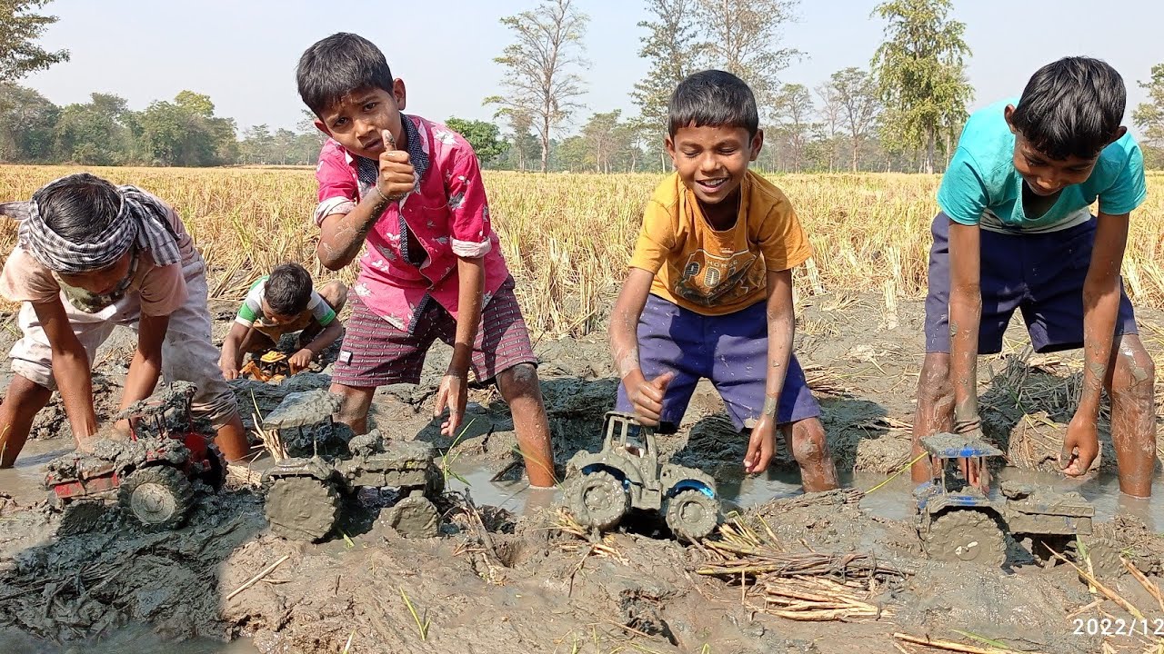 Tractor Washing Water River | Jcb Washing | Tata Truck | Mini Tractor ...