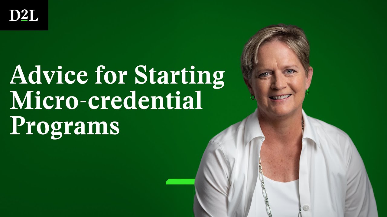 Advice for Higher Education Institutions Starting Micro-credential Programs - YouTube